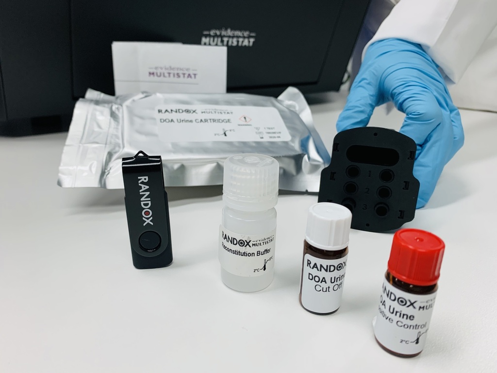 Multistat DOA Orina, Panel 20 Drogas de Abuso en Orina, incluye Fentanilo. Randox (UK ...